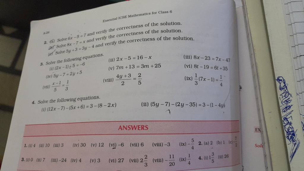 2 a Solve 6x 5 7 And Verify The Corr e Solve 8x 7 x And Verify The C 2-a-solve-6x-5-7-and-verify-the-corr-e-solve-8x-7-x-and-verify-the-c