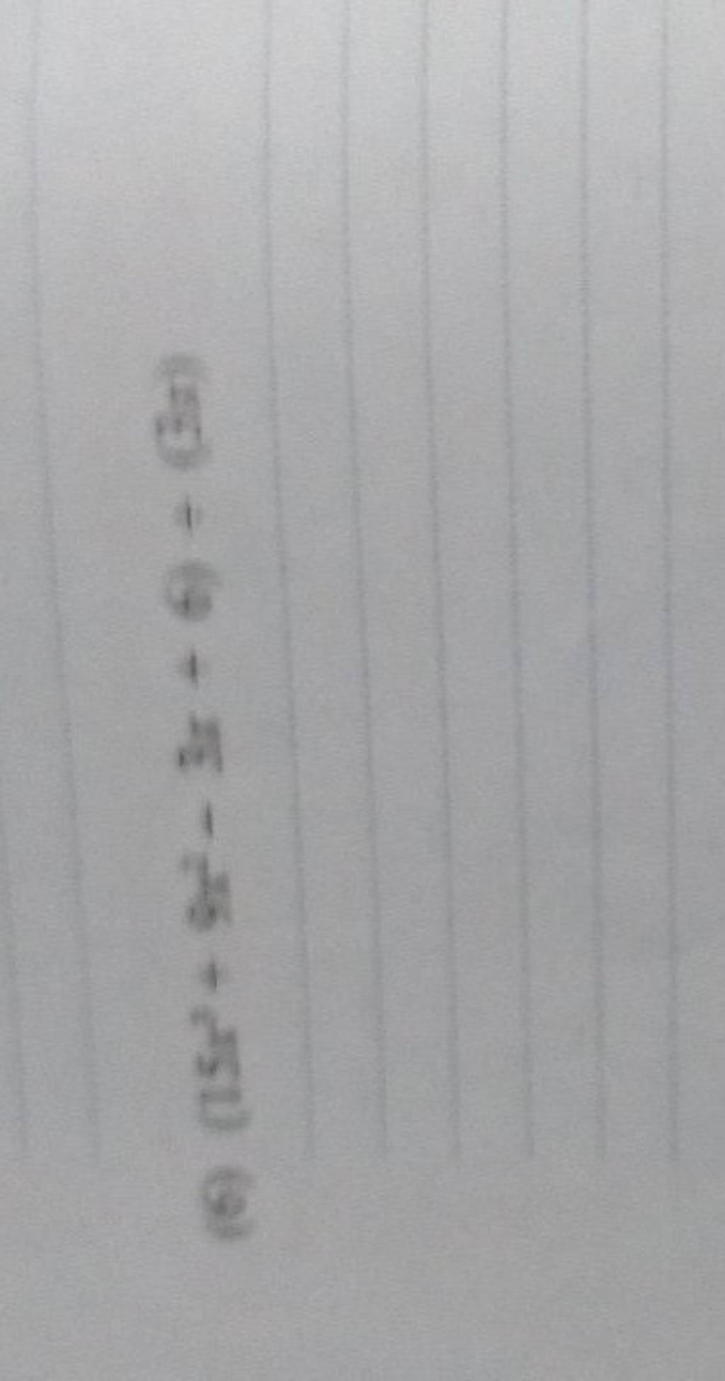 (5) (15x3+9x2−3x+6)−(3x) | Filo