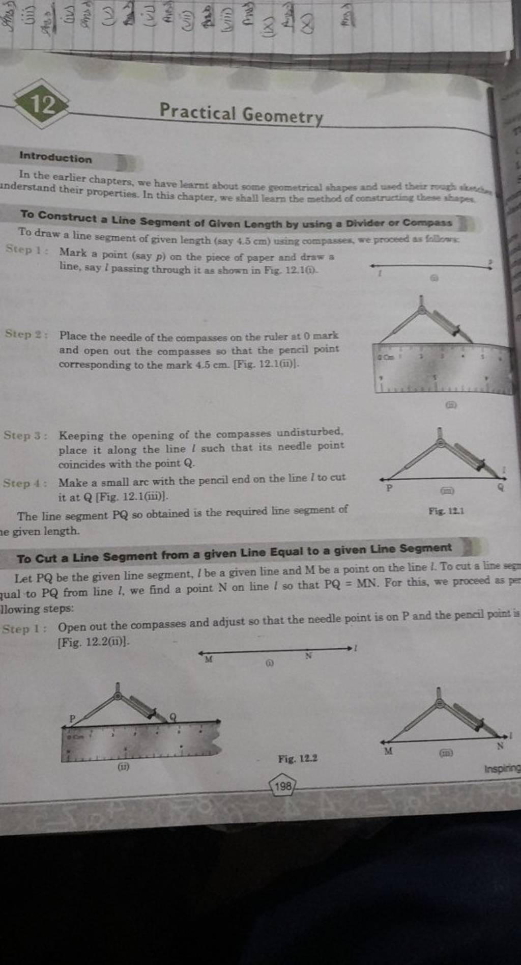 Practical Geometry Introduction In the earlier chapters, we have learnt a..