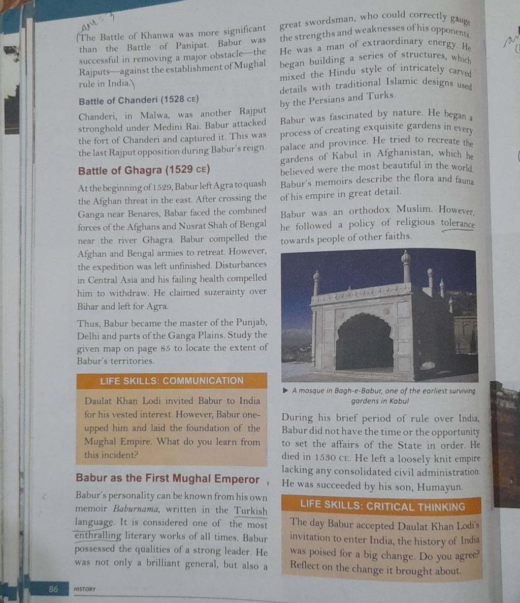 (The Battle of Khanwa was more significant great swordsman, who could cor..