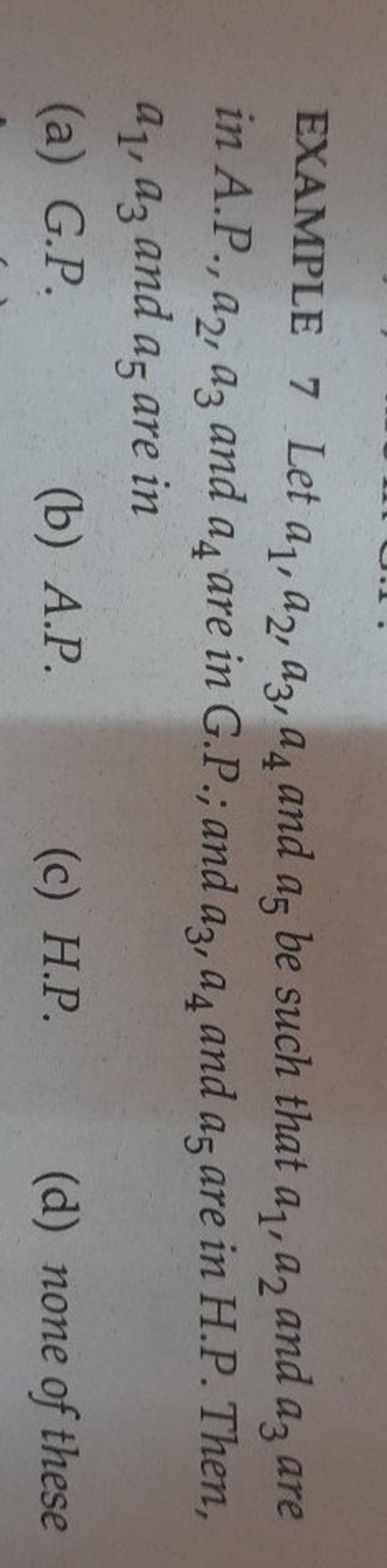 EXAMPLE 7 Let a1 ,a2 ,a3 ,a4 and a5 be such that a1 ,a2 and a3 are in.. EXAMPLE 7 Let a1 ,a2 ,a3 ,a4 and a5 be such that a1 ,a2 and a3 are in..