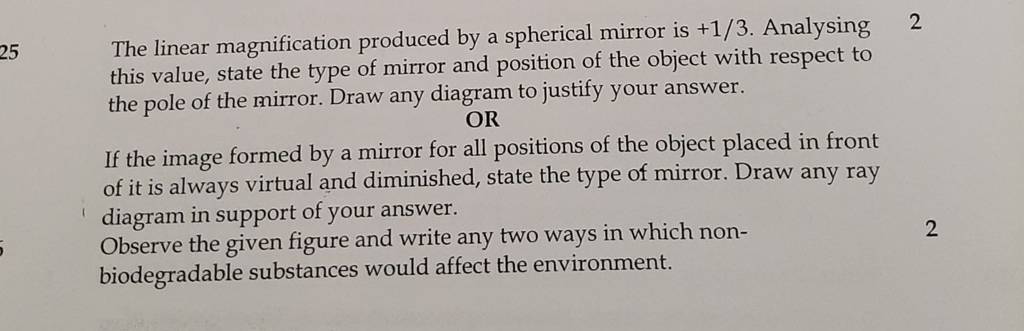 The linear magnification produced by a spherical mirror is +1/3. Analysin.. The linear magnification produced by a spherical mirror is +1/3. Analysin..