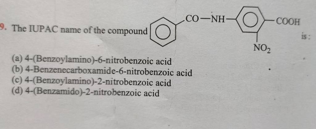 The IUPAC name of the compound is: | Filo