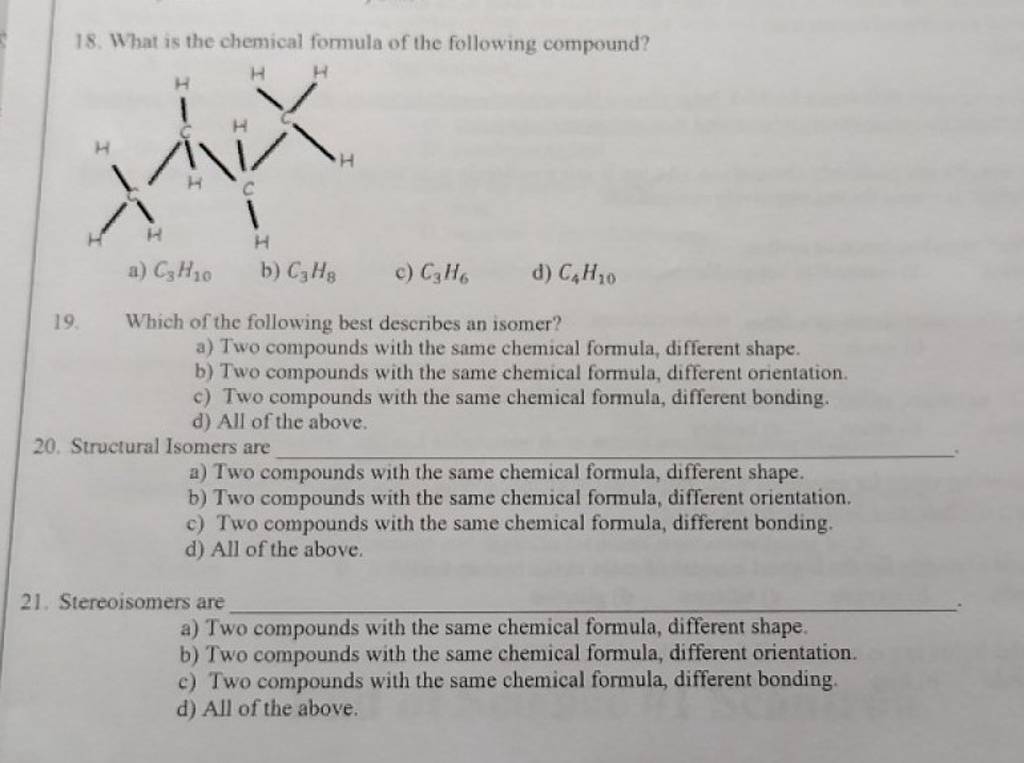 What Is The Chemical Formula Of The Following Compound Filo what-is-the-chemical-formula-of-the-following-compound-filo