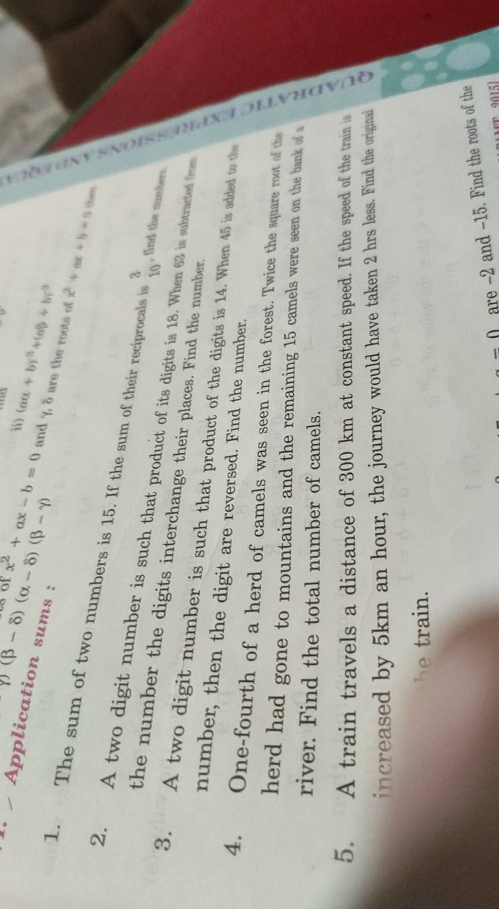 2 A Two Digit Number Is Such That Product Of Its Digits Is 18 A The Num