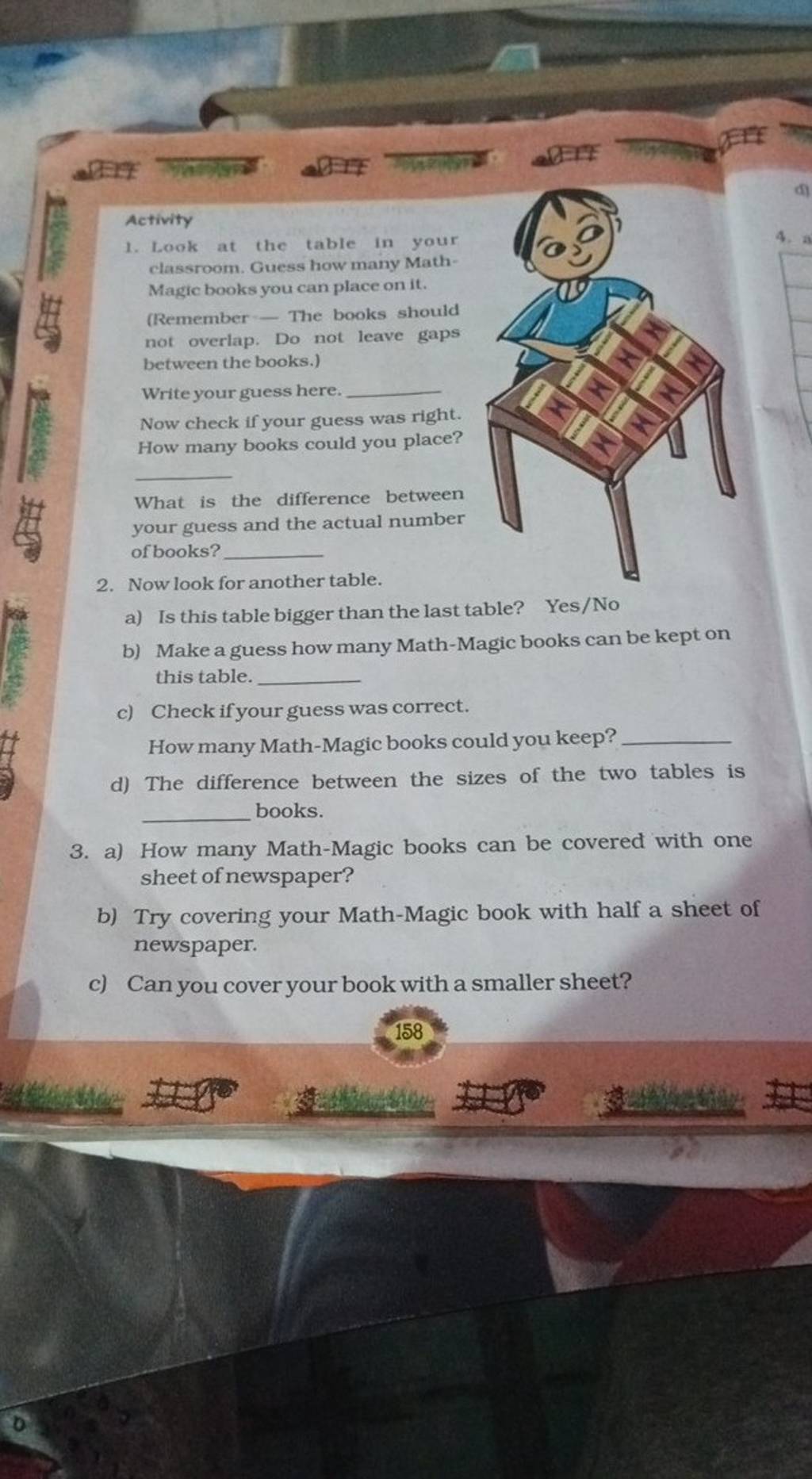 Activity 1. Look at the table in your classroom. Guess how many Math- Mag..