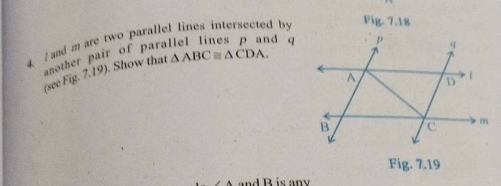4. I and m are two parallel lines intersected by (sectis pther pair of