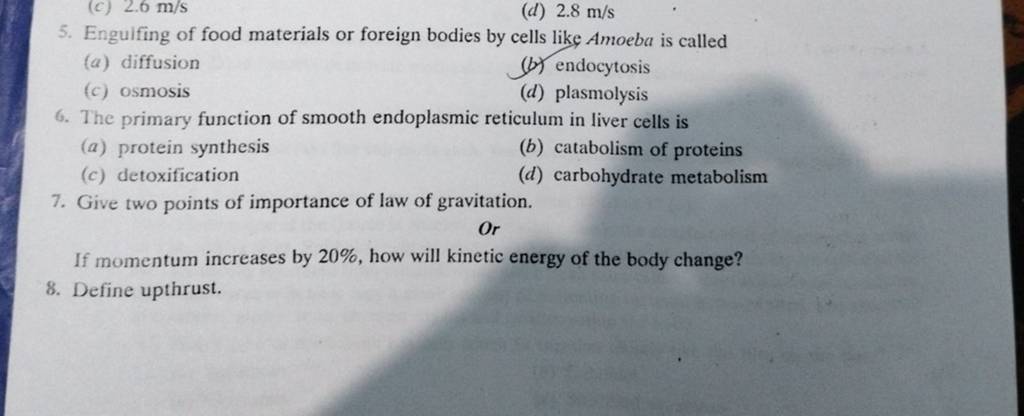 The primary function of smooth endoplasmic reticulum in liver cells is..