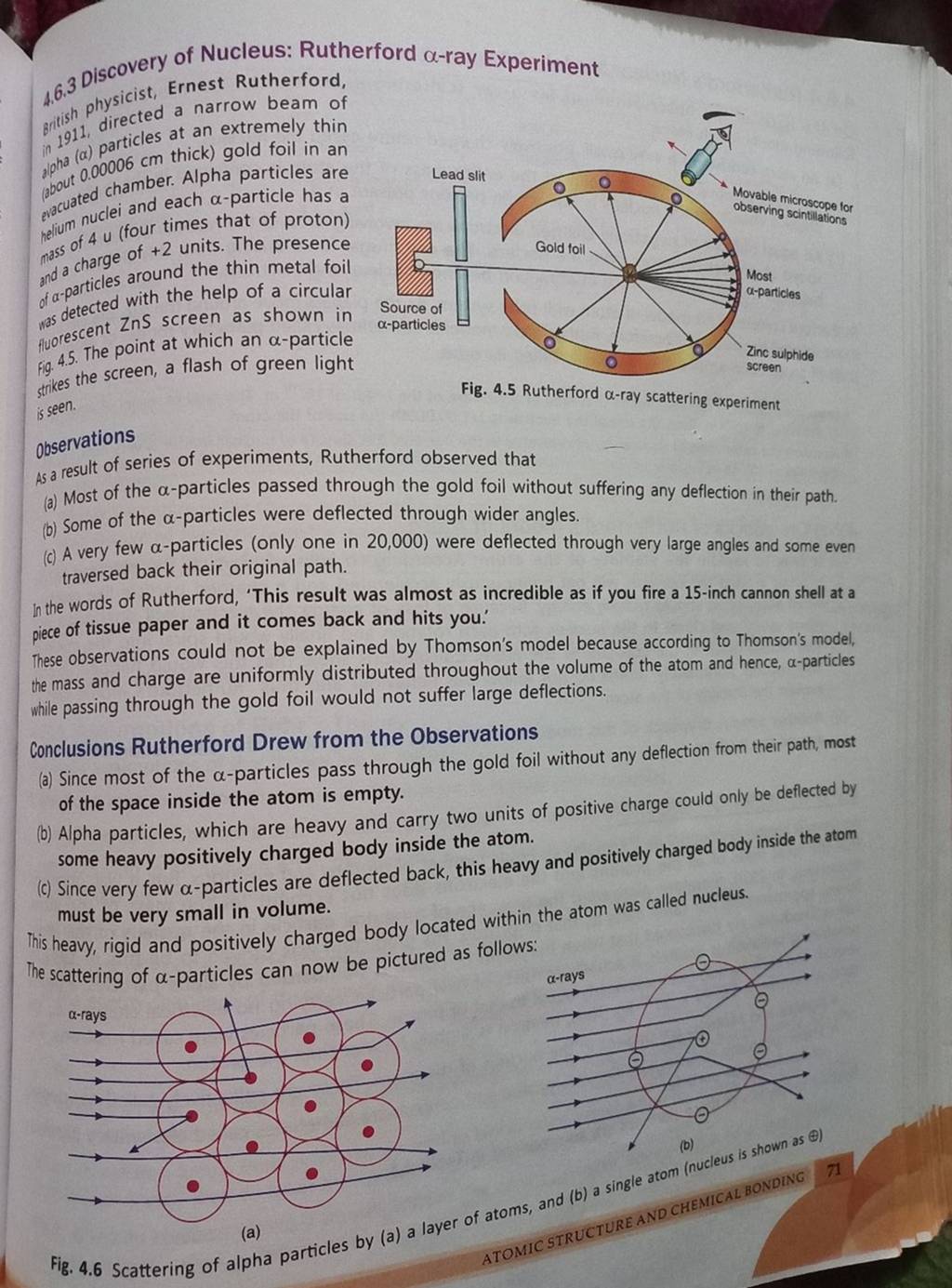 6.6.3 3Discovery of Nucleus: Rutherford α-ray Experiment gitish physist,..