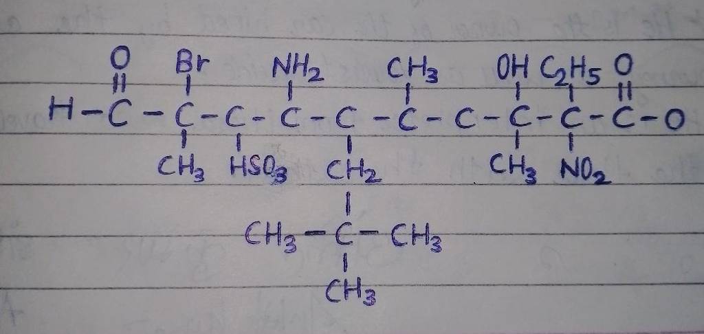 O Br NH₂ CH₂ OH G₂H₂O #1 H-C-C-C- C- C -C- C-C-C-C-0 1 T CH₂ HSQ3 CH₂ 1 C..
