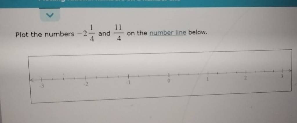 Plot the numbers −241 and 411 on the number line below. | Filo