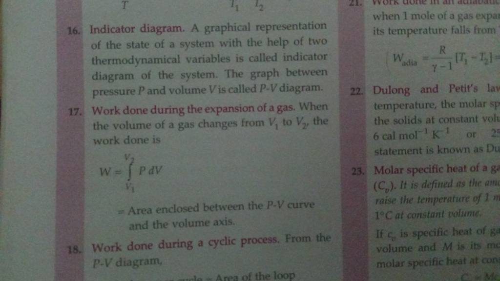 16. Indicator diagram. A graphical representation of the state of a syste..