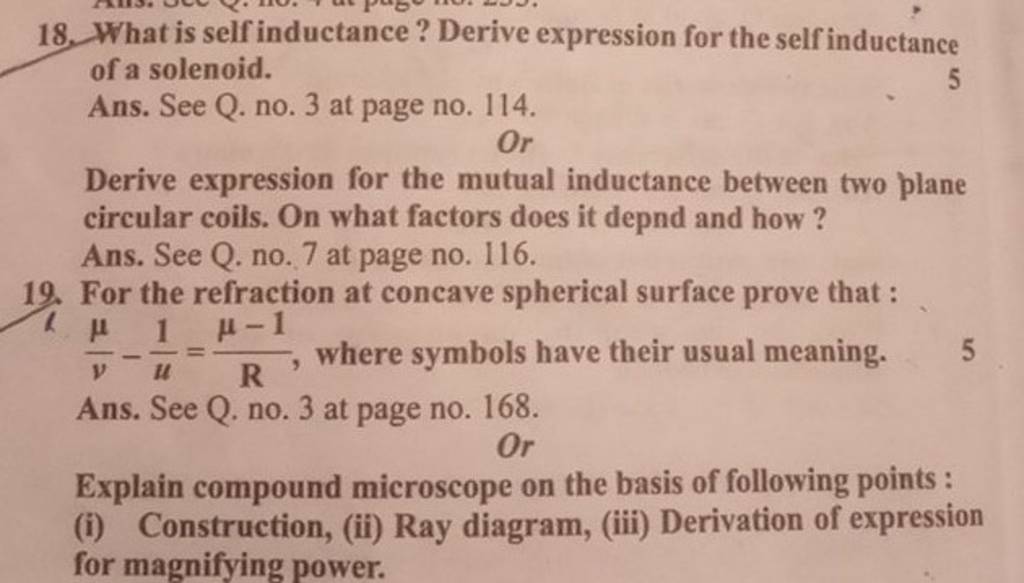 18 What Is Self Inductance Derive Expression For The Self Inductance Of