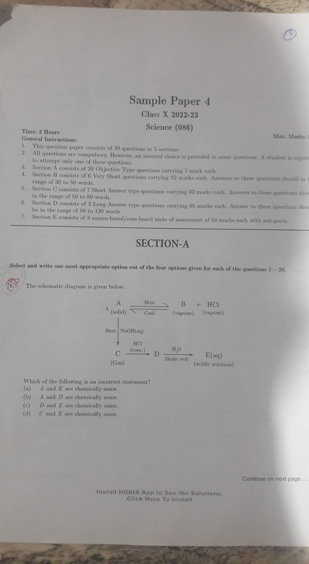 Sample Paper 4 Class X 2022 23 Science 086 Time 3 Hours 1 General In sample-paper-4-class-x-2022-23-science-086-time-3-hours-1-general-in