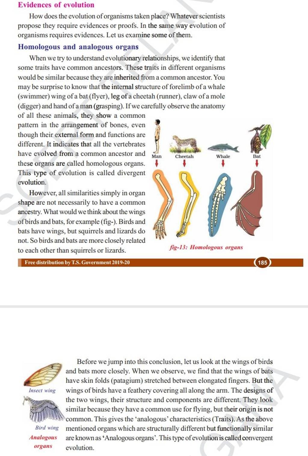 Evidences of evolution How does the evolution of organisms taken place? W..