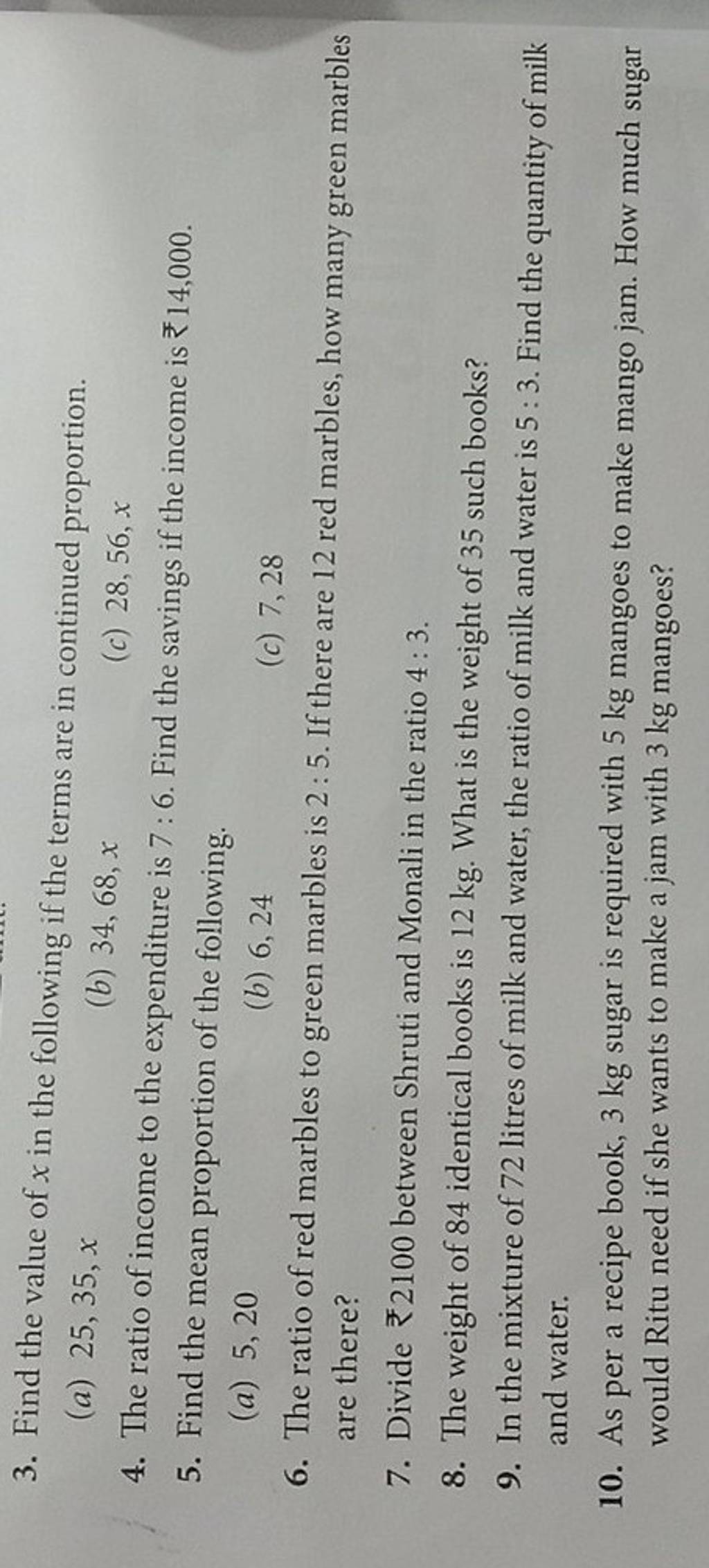 3 Find The Value Of X In The Following If The Terms Are In Continued Pro 3-find-the-value-of-x-in-the-following-if-the-terms-are-in-continued-pro