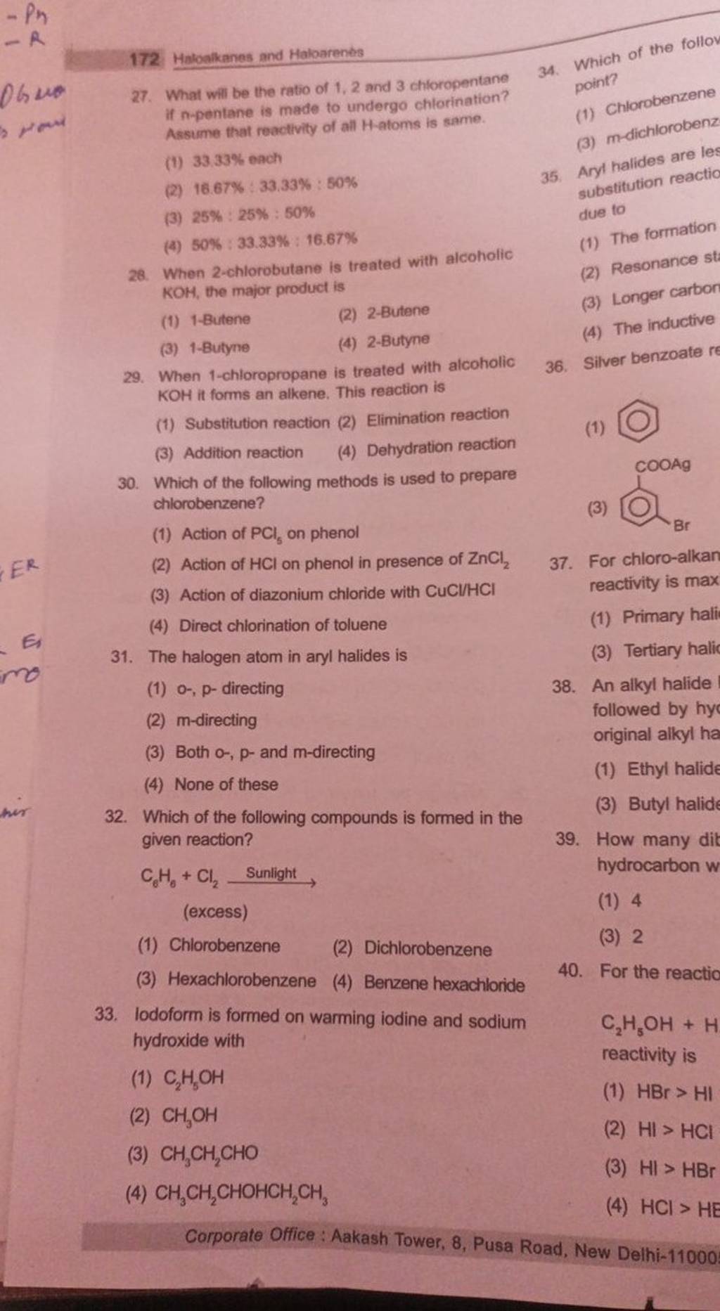 lodoform is formed on warming iodine and sodium hydroxide with C2 H3 OH+H..