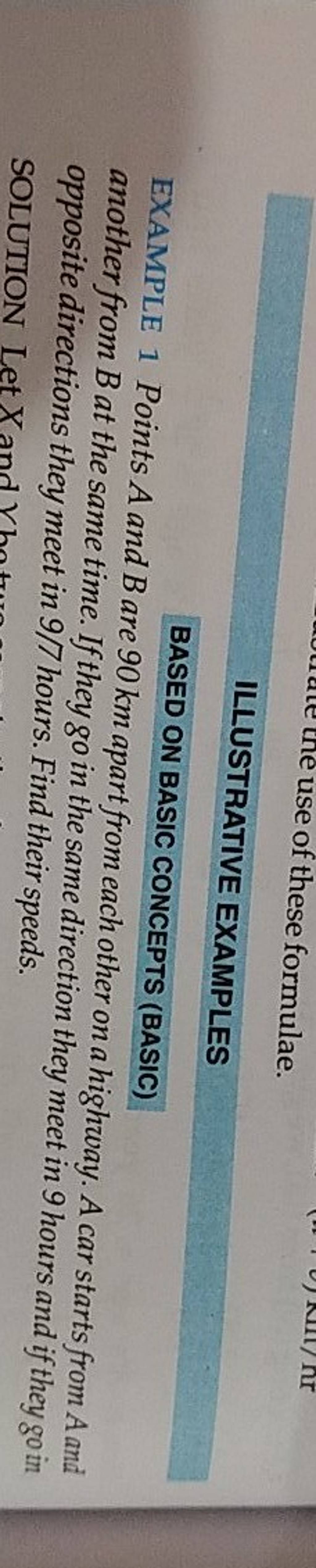 ILLUSTRATIVE EXAMPLES BASED ON BASIC CONCEPTS (BASIC) EXAMPLE 1 Points A