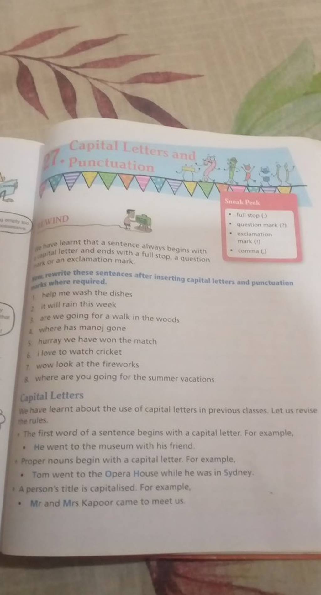 Capital Lette Punctuation Sneak Peek Full Stop Question Mark 7 