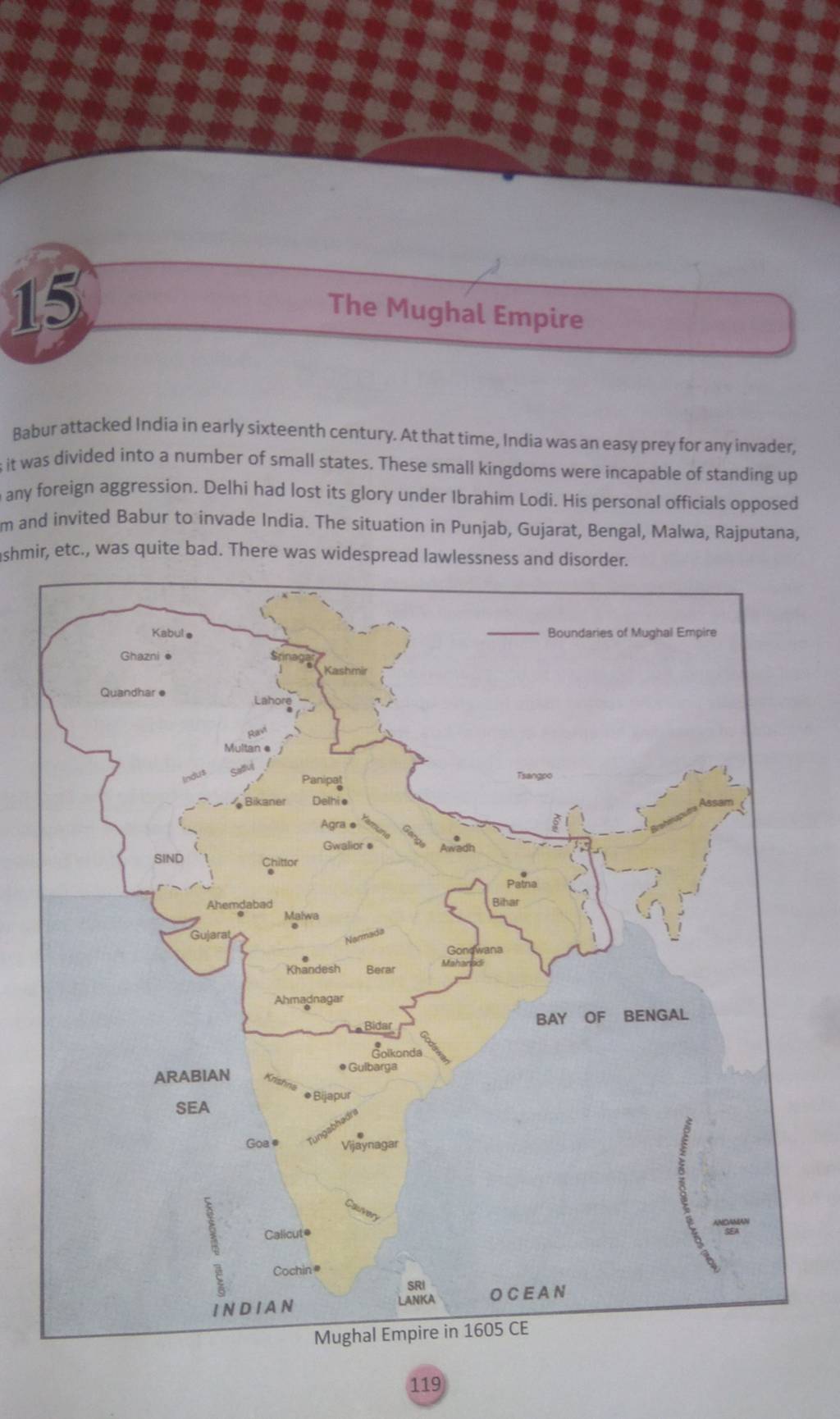The Mughal Empire Babur attacked India in early sixteenth century. At tha..