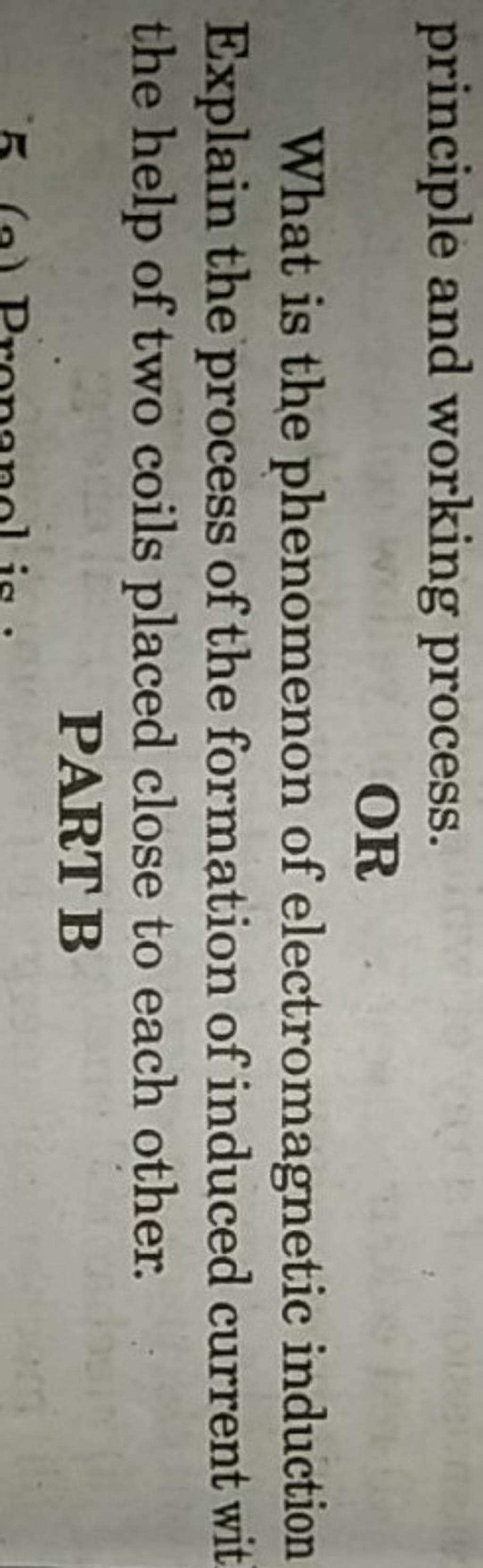 principle and working process. OR What is the phenomenon of electromagnet..