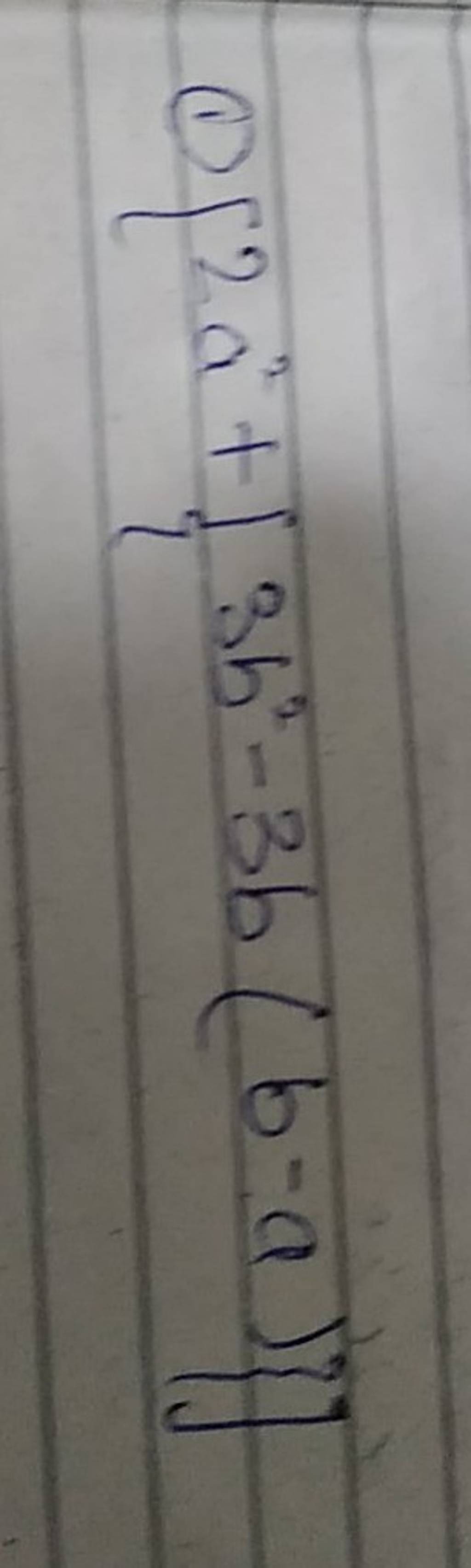 (1) [2a2+[3b2−3b(b−a)}] | Filo