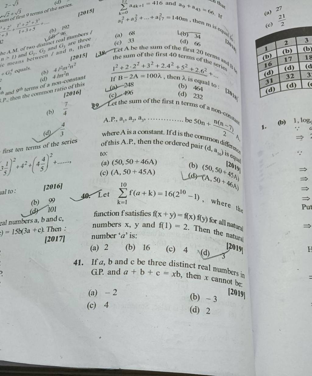 (c) 221 123(b)(b)(b)161718(d)(d)(d)31323(d)(d)( (b) 47 (d) 34 (39. Let..