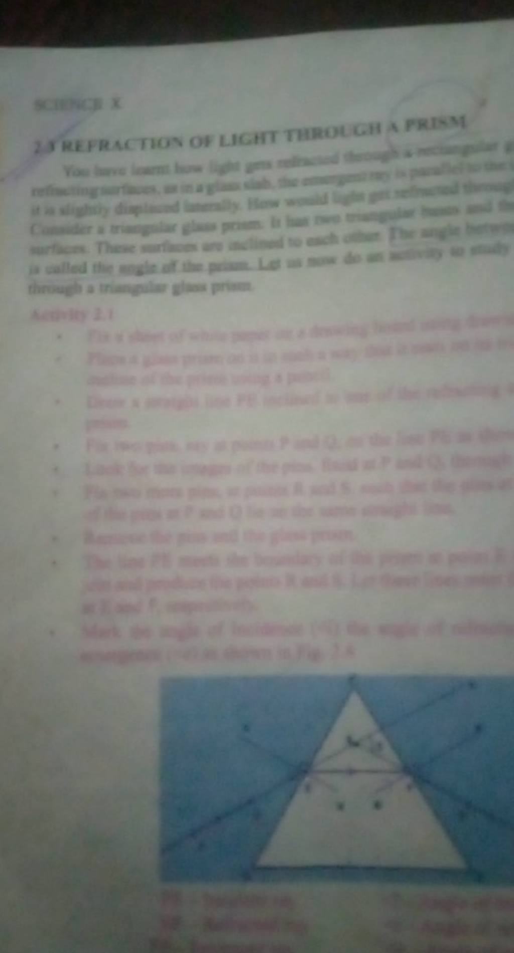 23 REFRACTION OF LIGHT THROUGH A PRISM Activity 2.1 | Filo