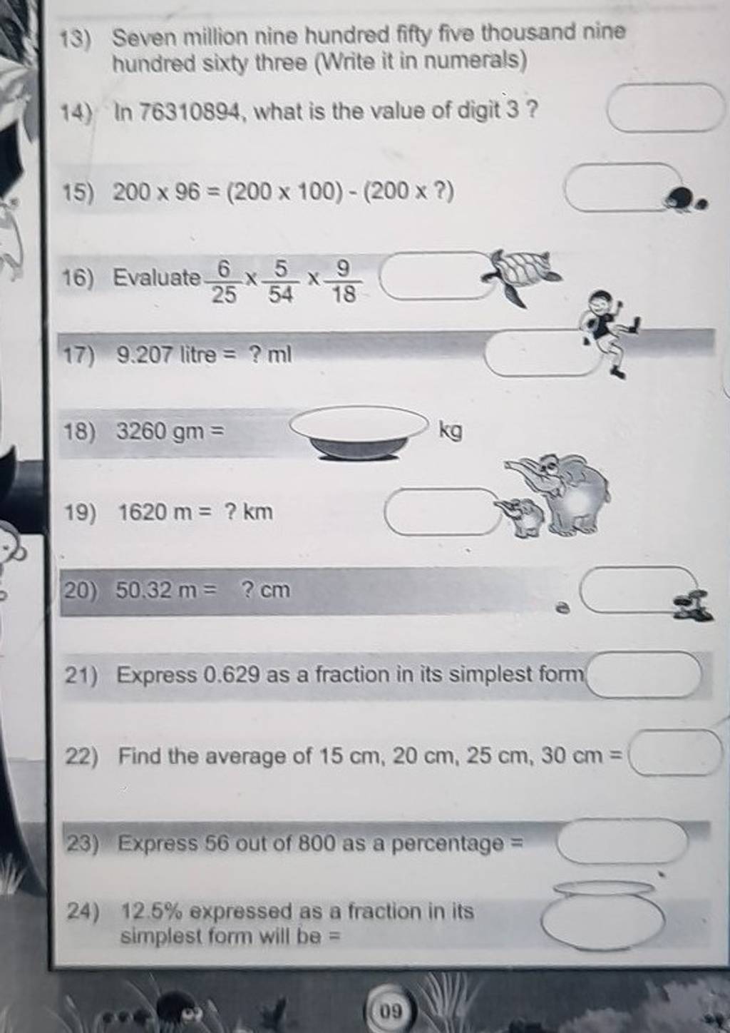 13) Seven million nine hundred fifty five thousand nine hundred sixty thr..