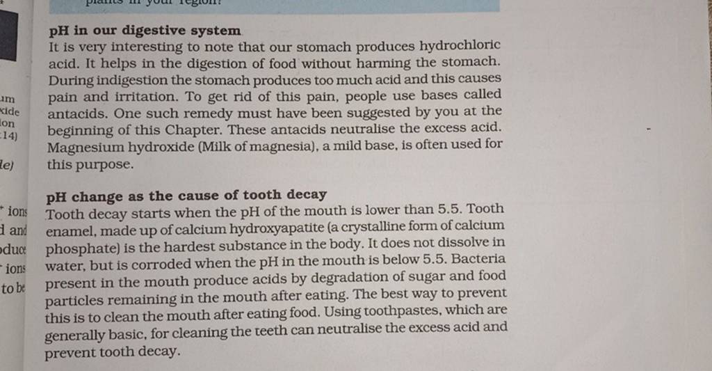 pH in our digestive system It is very interesting to note that our stomac..