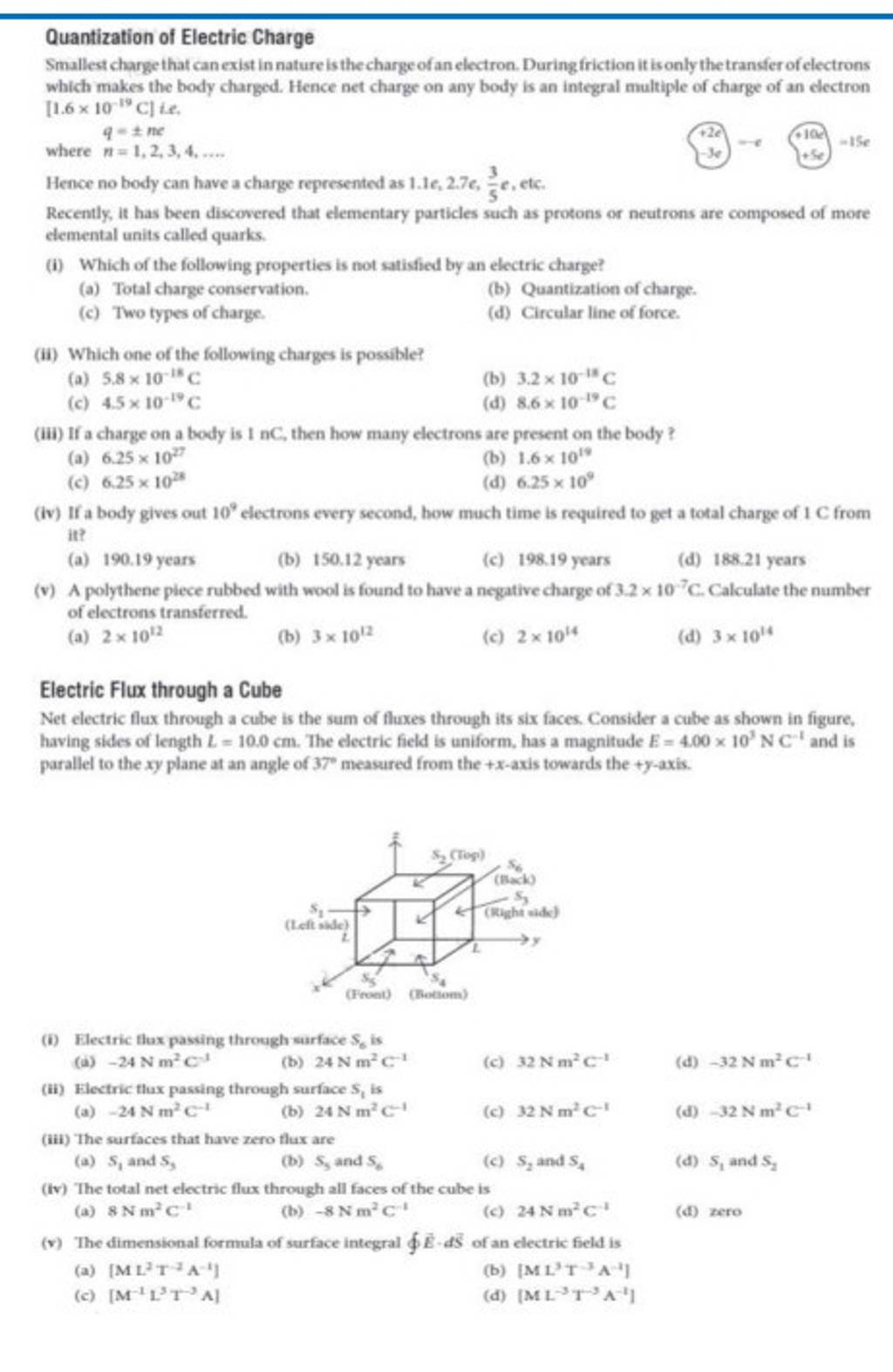 Quantization Of Electric Charge Smallest Charge That Can Exist In Nature