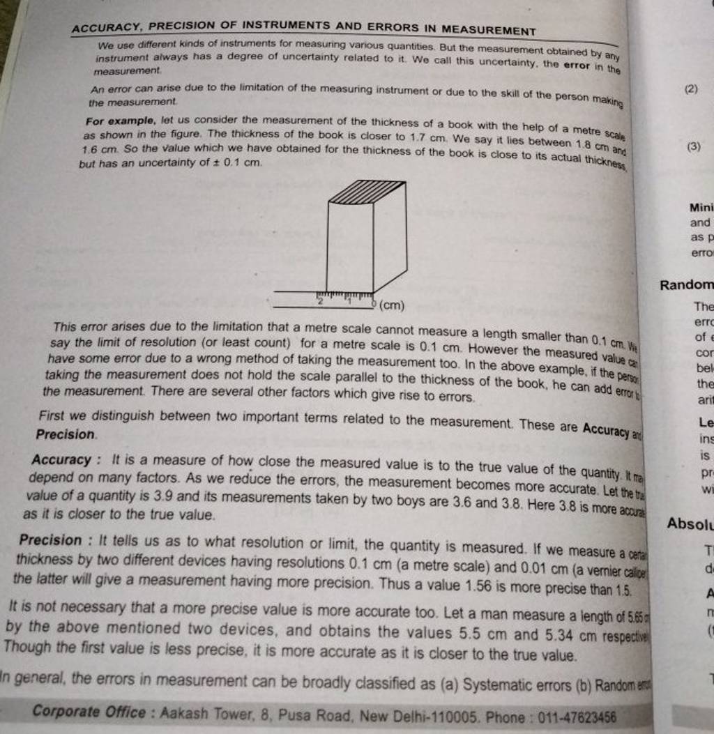 Accuracy Precision Of Instruments And Errors In Measurement We Use Diffe 3502