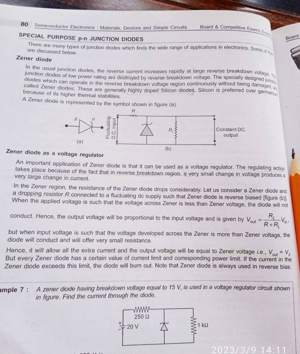 80 Semiconductor Electronics : Materials, Devices and Simple Circuits Boa..
