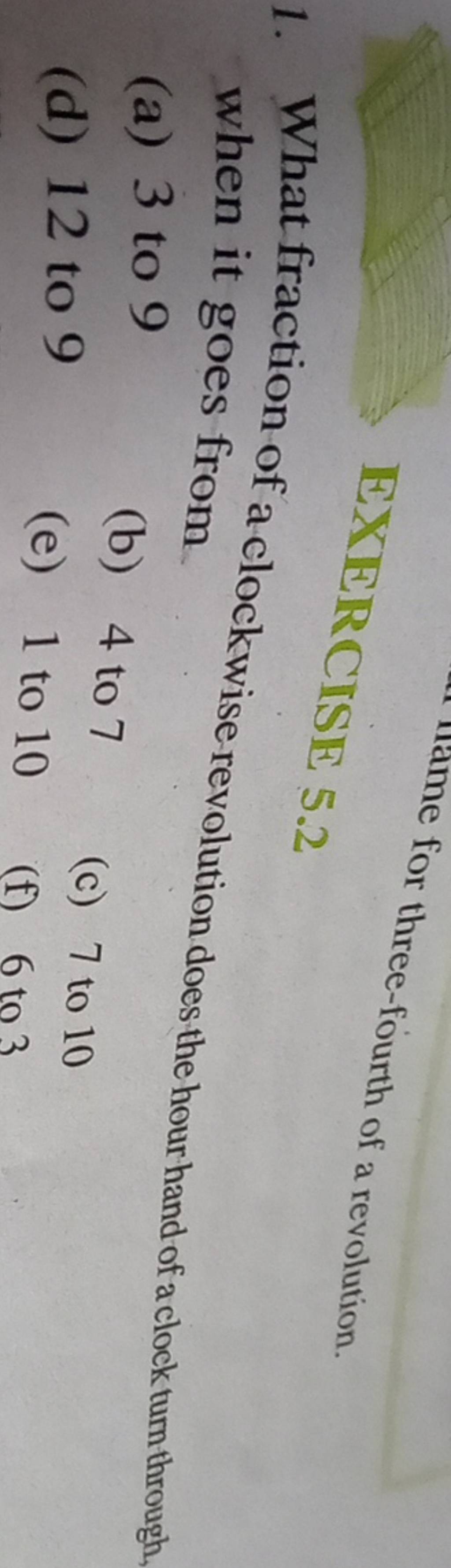 1 What Fraction Of A Clockwise Revolution Does The Hour Hand Of A Clock 1-what-fraction-of-a-clockwise-revolution-does-the-hour-hand-of-a-clock