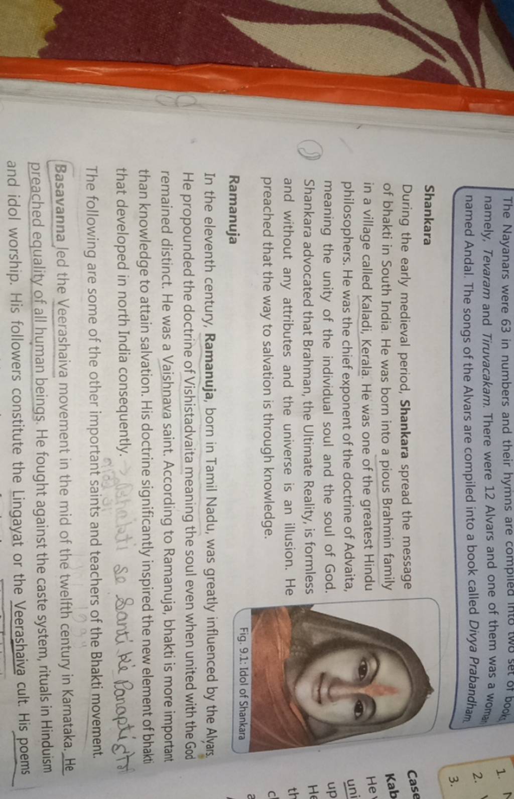 The Nayanars were 63 in numbers and their hymns are compiled into two set..