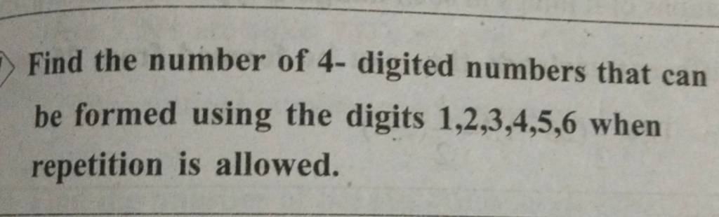 Find the number of 4-digited numbers that can be formed using the digits