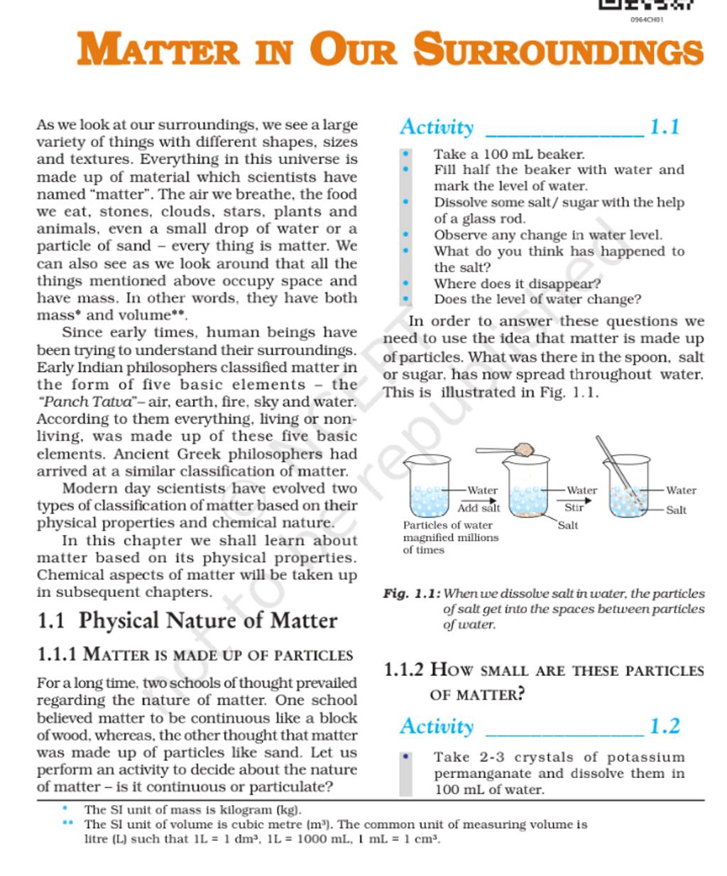 As we look at our surroundings, we see a large Activity 1. 1 variety of t..