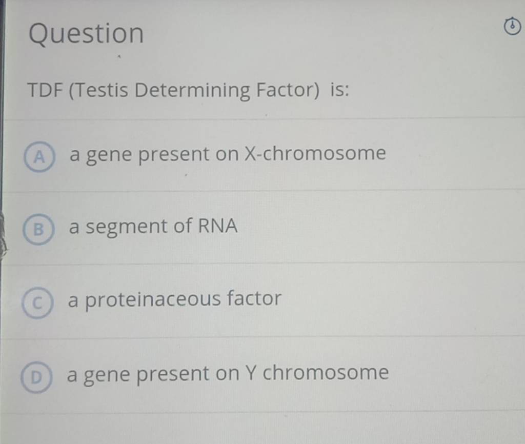 Question TDF Testis Determining Factor Is Filo question-tdf-testis-determining-factor-is-filo
