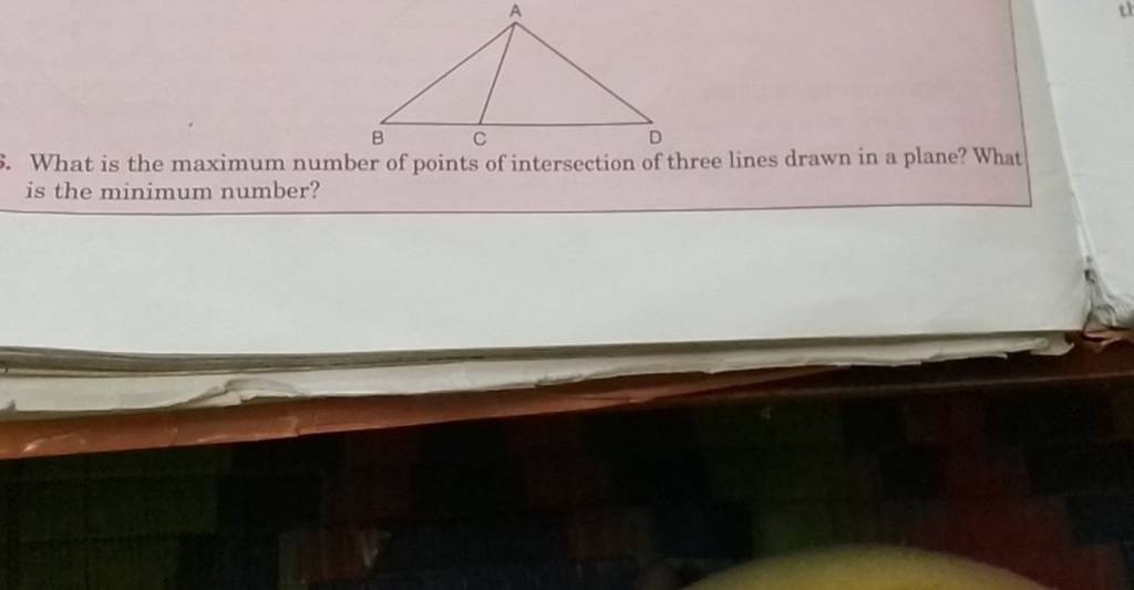 3hat Is The Maximum Number Of Points Of Intersection Of Three Lines Drawn