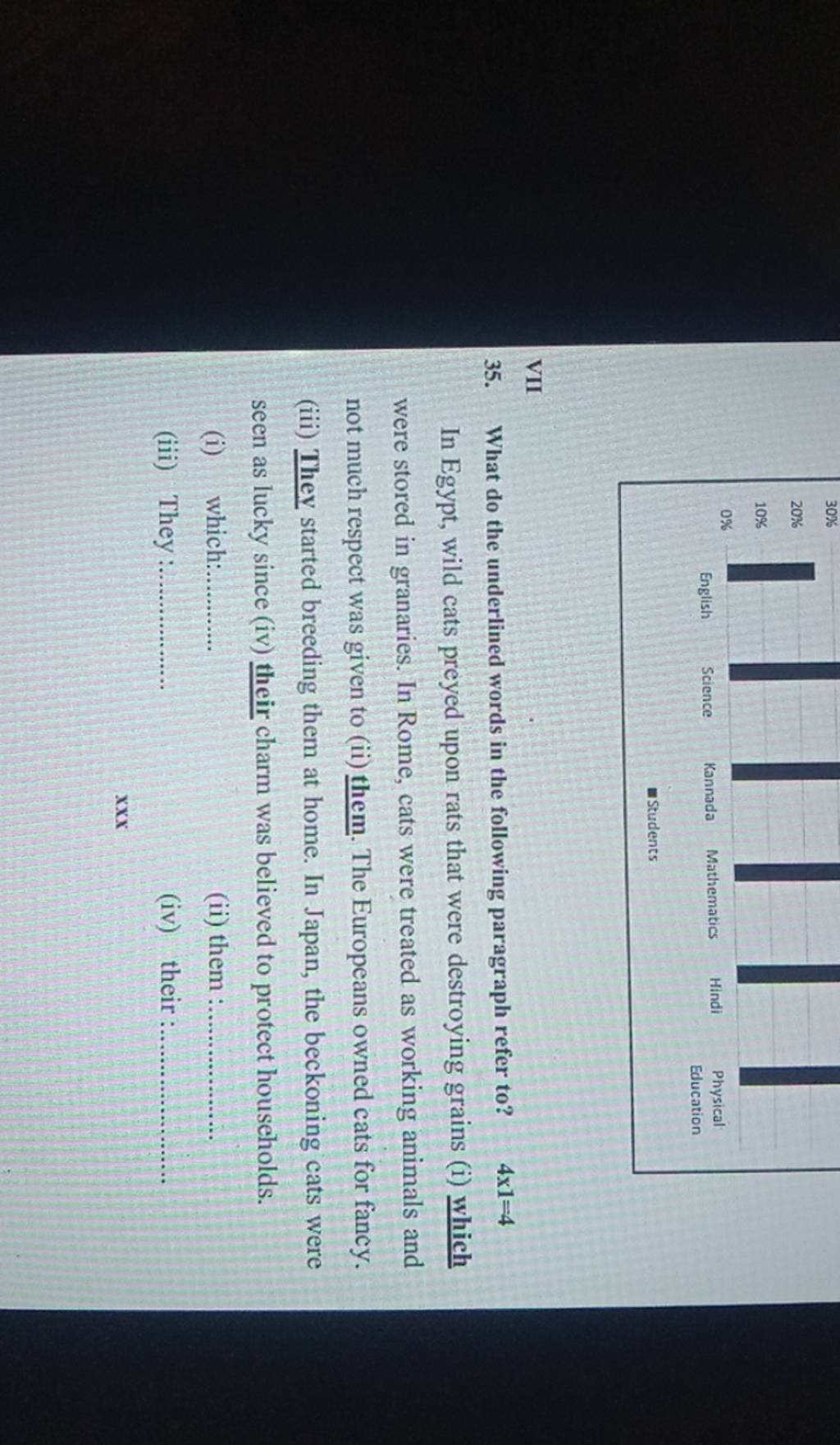 VII 35 What Do The Underlined Words In The Following Paragraph Refer To 