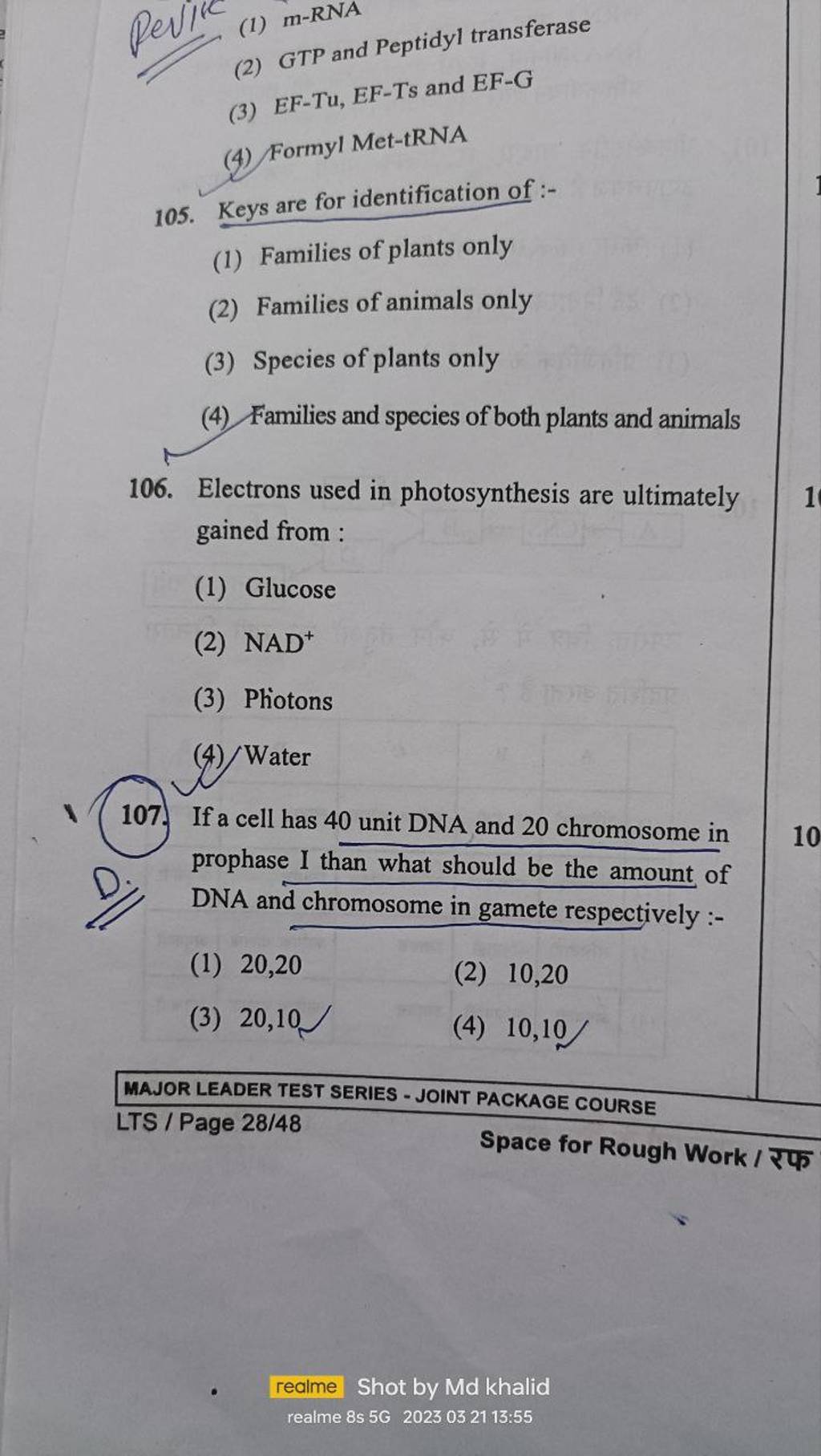 If A Cell Has 40 Unit Dna And 20 Chromosome In Prophase I Than What Shoul
