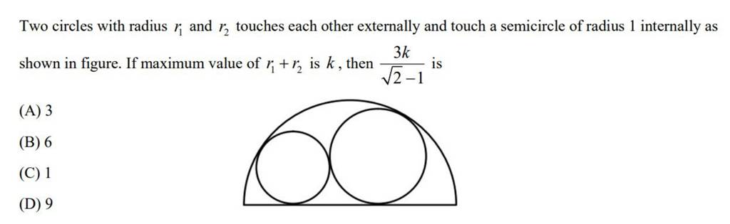 Two Circles With Radius R1 And R2 Touches Each Other Externally And Tou