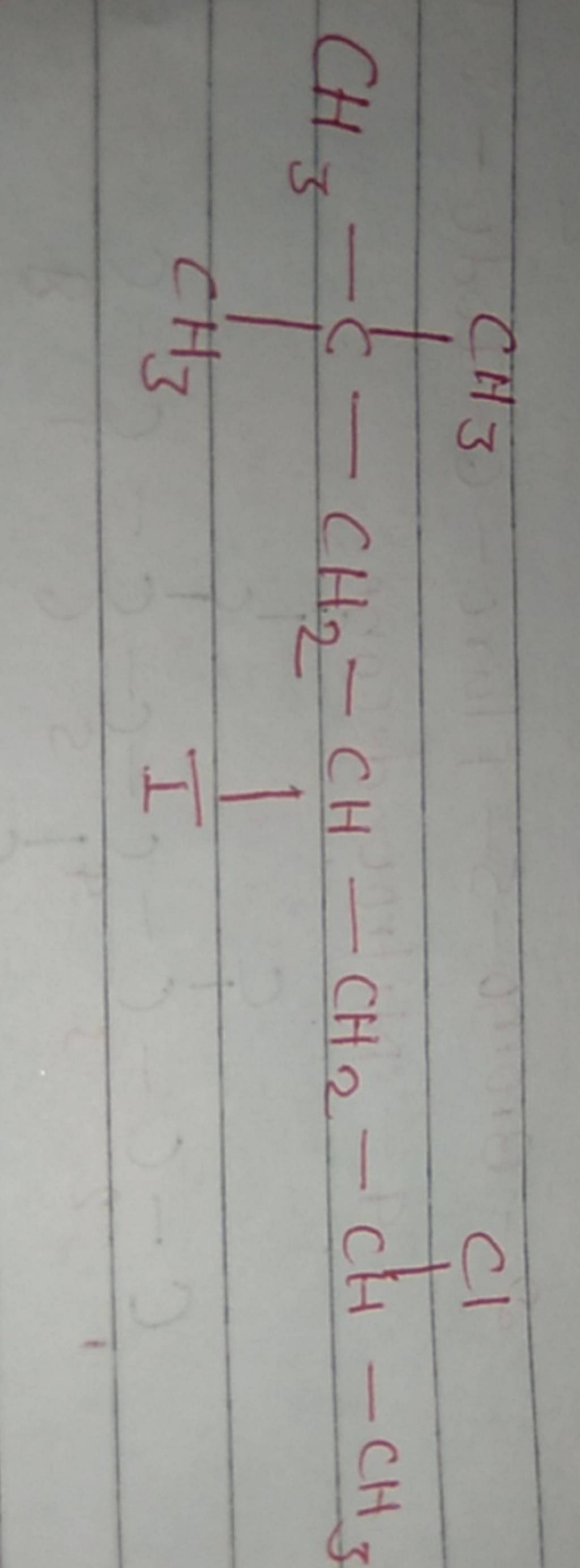 CH 3 CH3 с CH3 CH₂ - CH I CH₂ CI ch CH - CH 3 | Filo