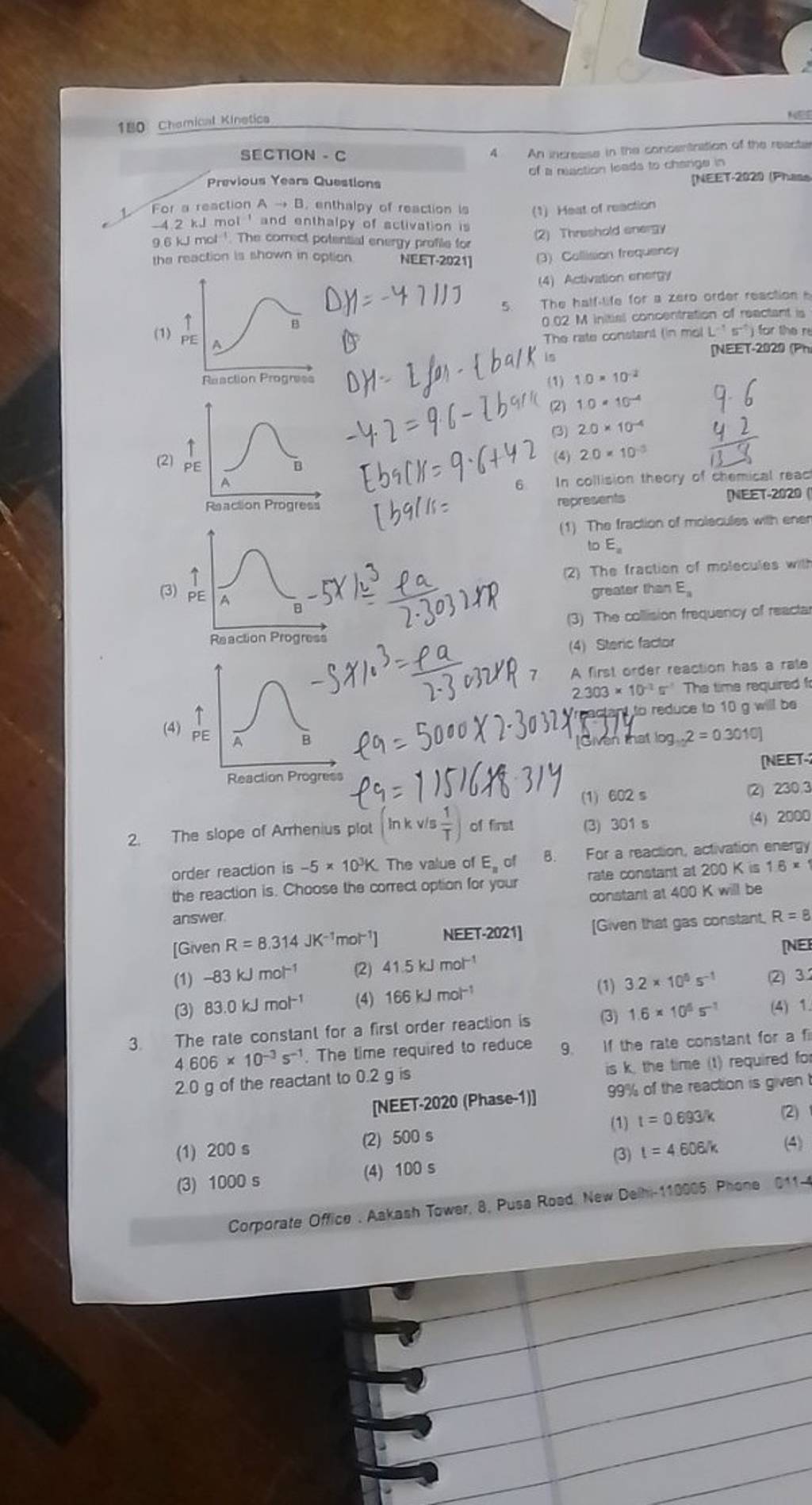 Corporate Office. Aakash Tower, 8. Pusa Roed New Dehi-110005 Pnone o11-