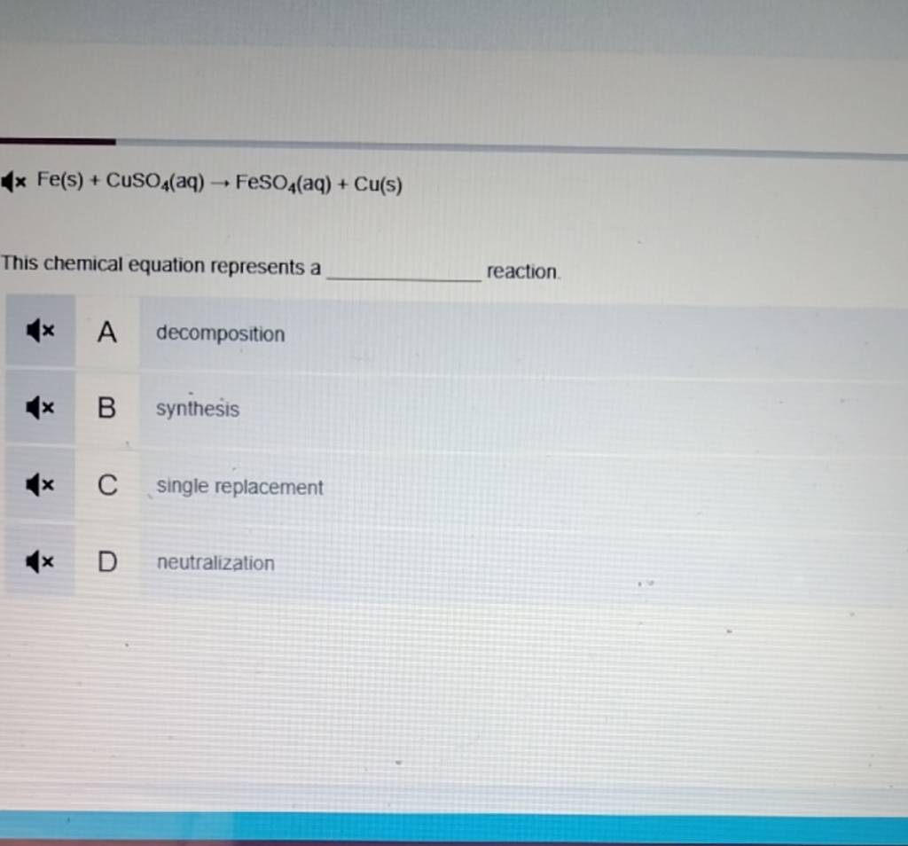 This Chemical Equation Represents A Reaction Filo