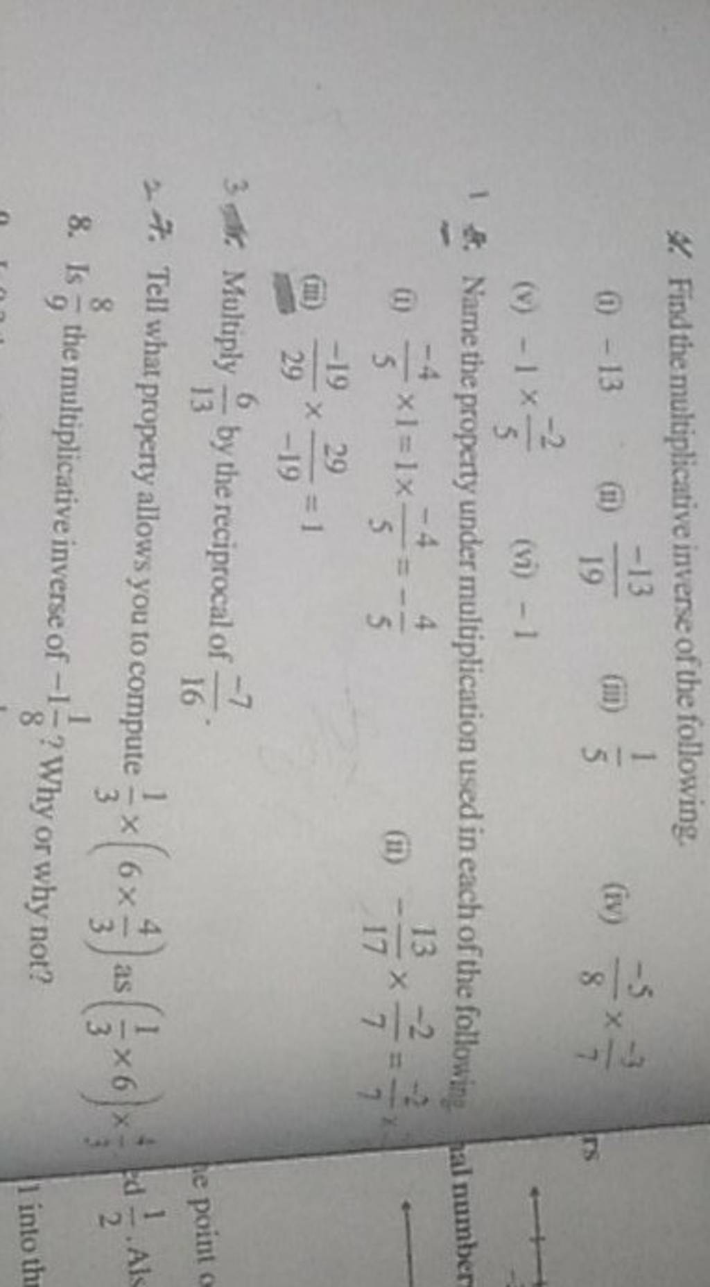 1 5 Name The Property Under Multiplication Used In Each Of The Following 1-5-name-the-property-under-multiplication-used-in-each-of-the-following
