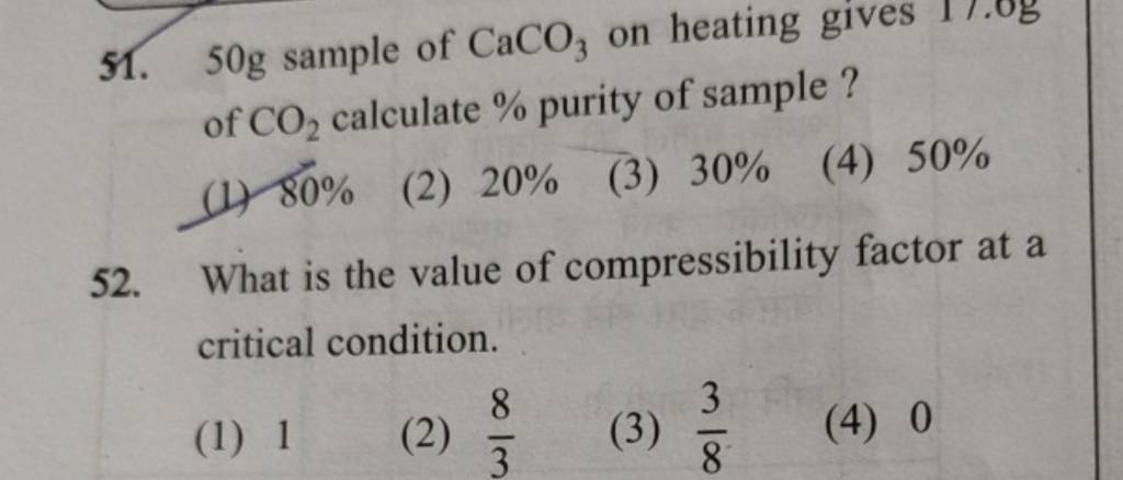 What Is The Value Of Compressibility Factor At A Critical Condition