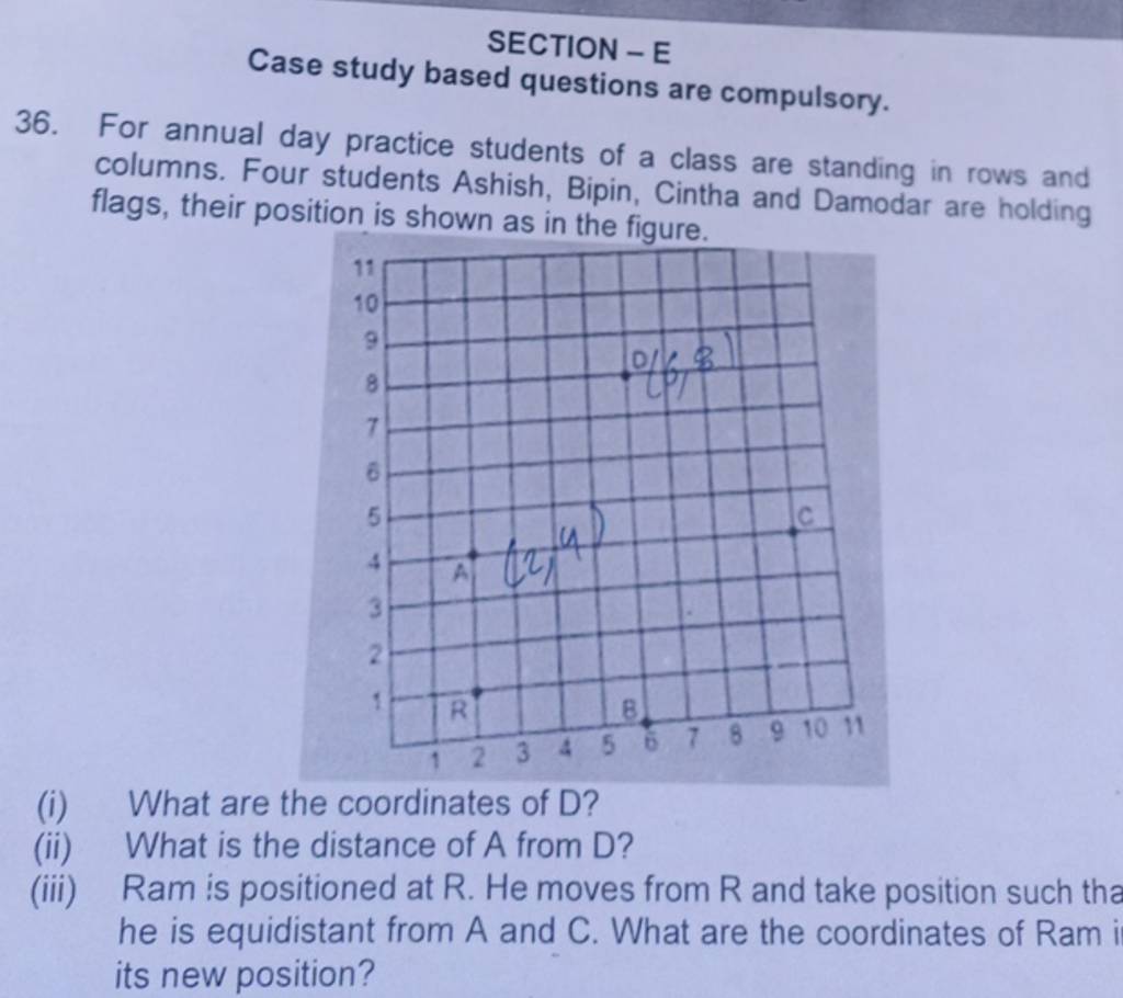 SECTION - E Case study based questions are compulsory. | Filo