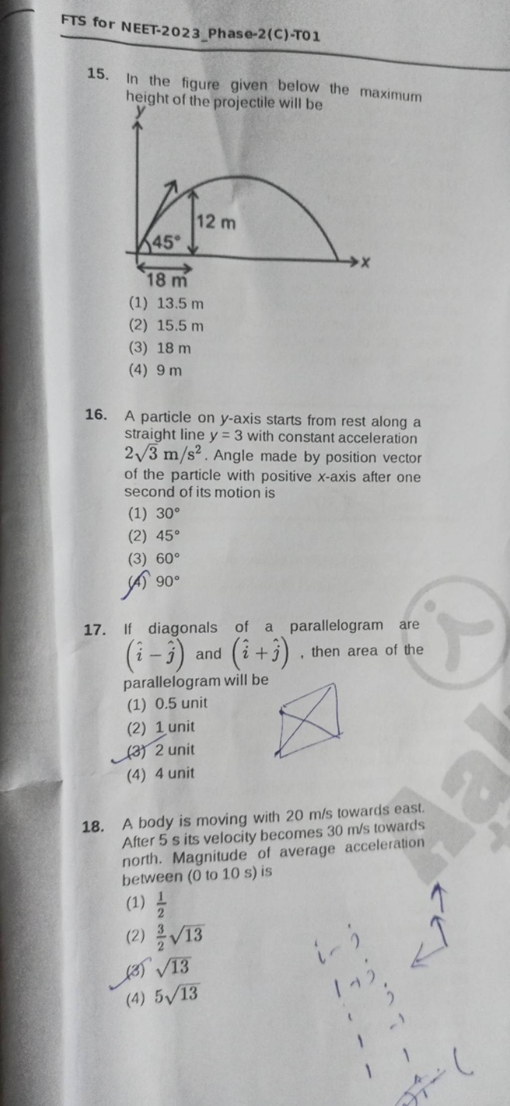 FTS for NEET-2023_Phase-2(C)-T01 15. In the figure given below the maximu.. FTS for NEET-2023_Phase-2(C)-T01 15. In the figure given below the maximu..