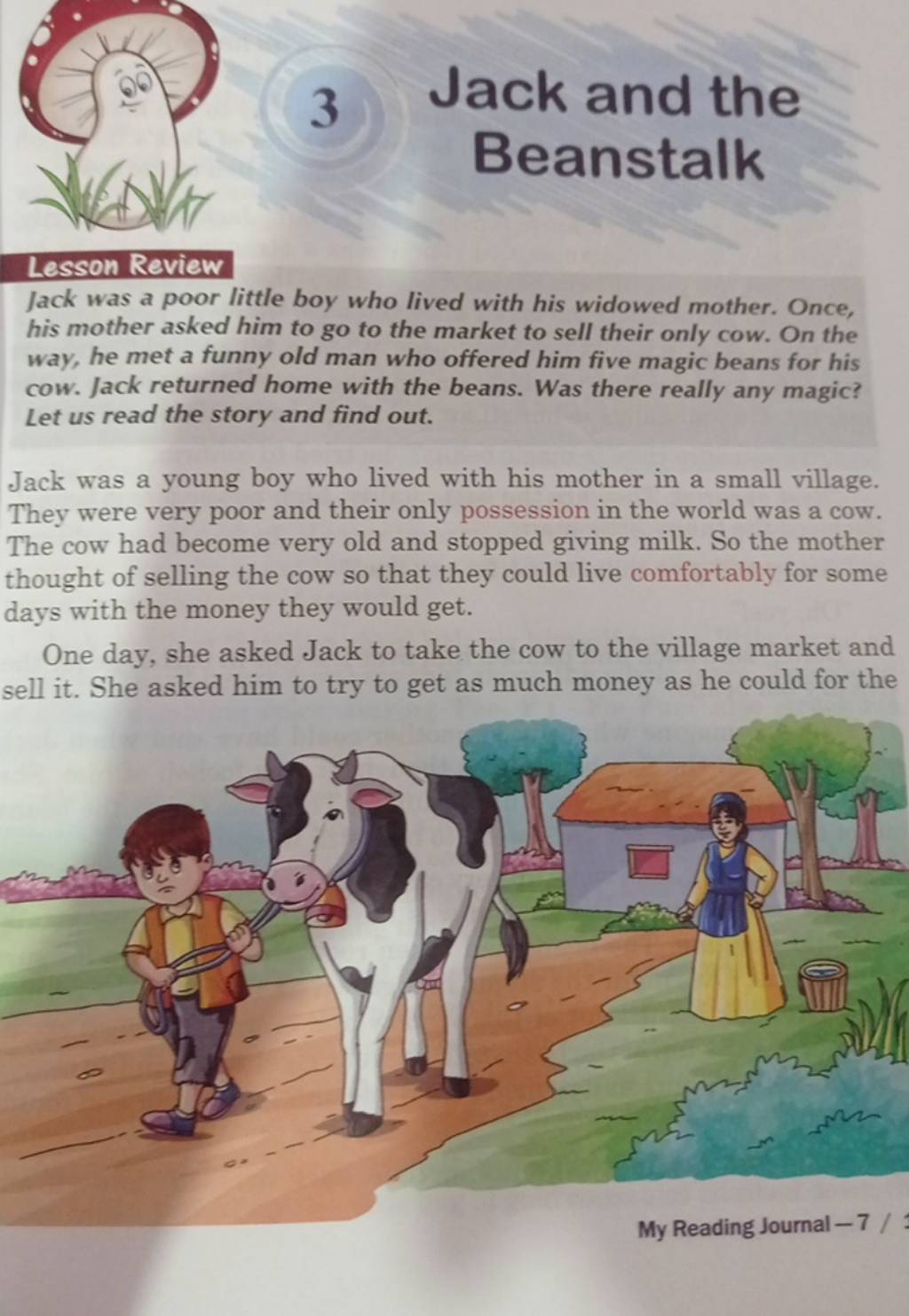 Lesson Review Jack was a poor little boy who lived with his widowed mothe..